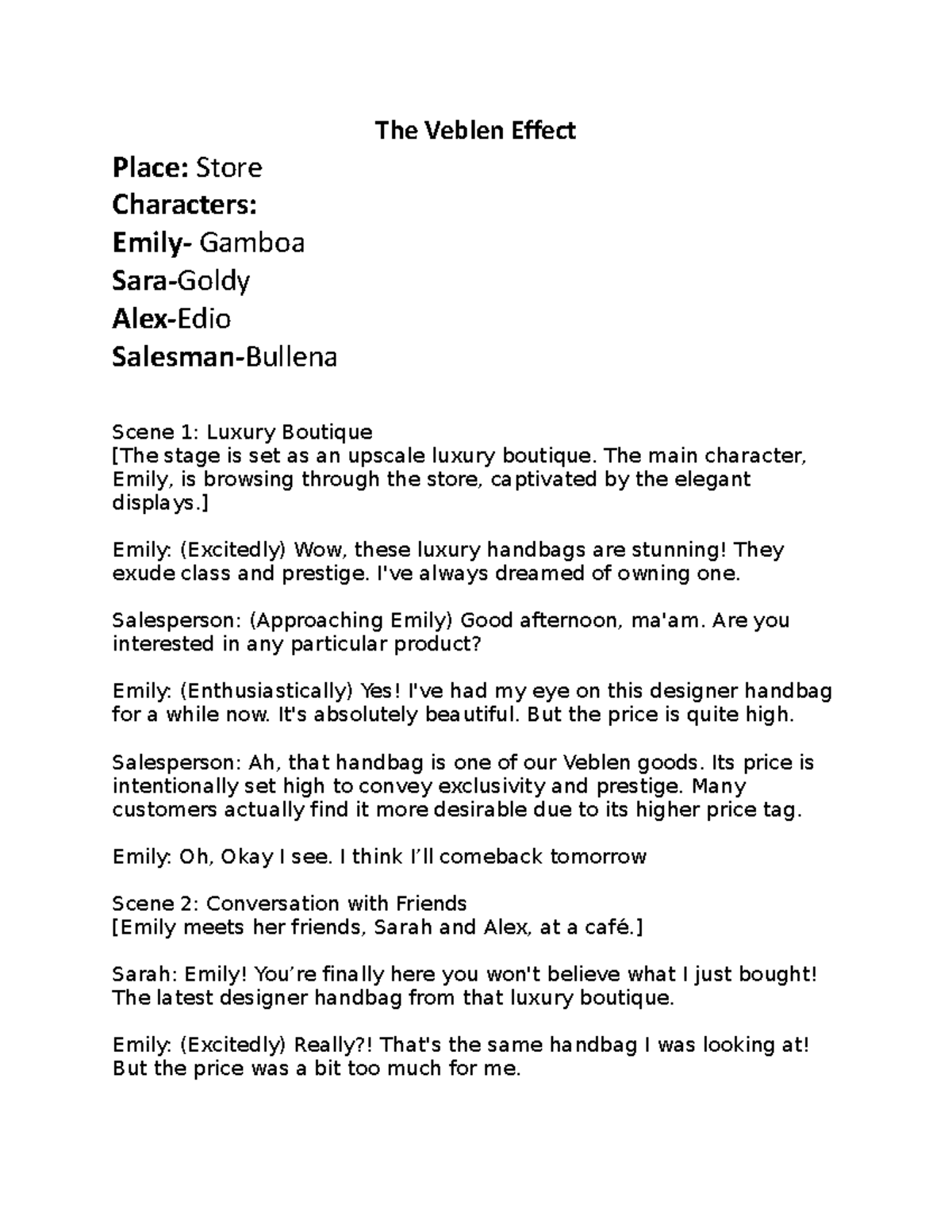 The Veblen effect 1 - Learning new things - The Veblen Effect Place ...