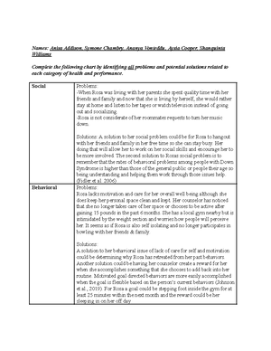Exercise Lecture Notes - Exercise Lecture CHS 100 – Optimizing Health ...