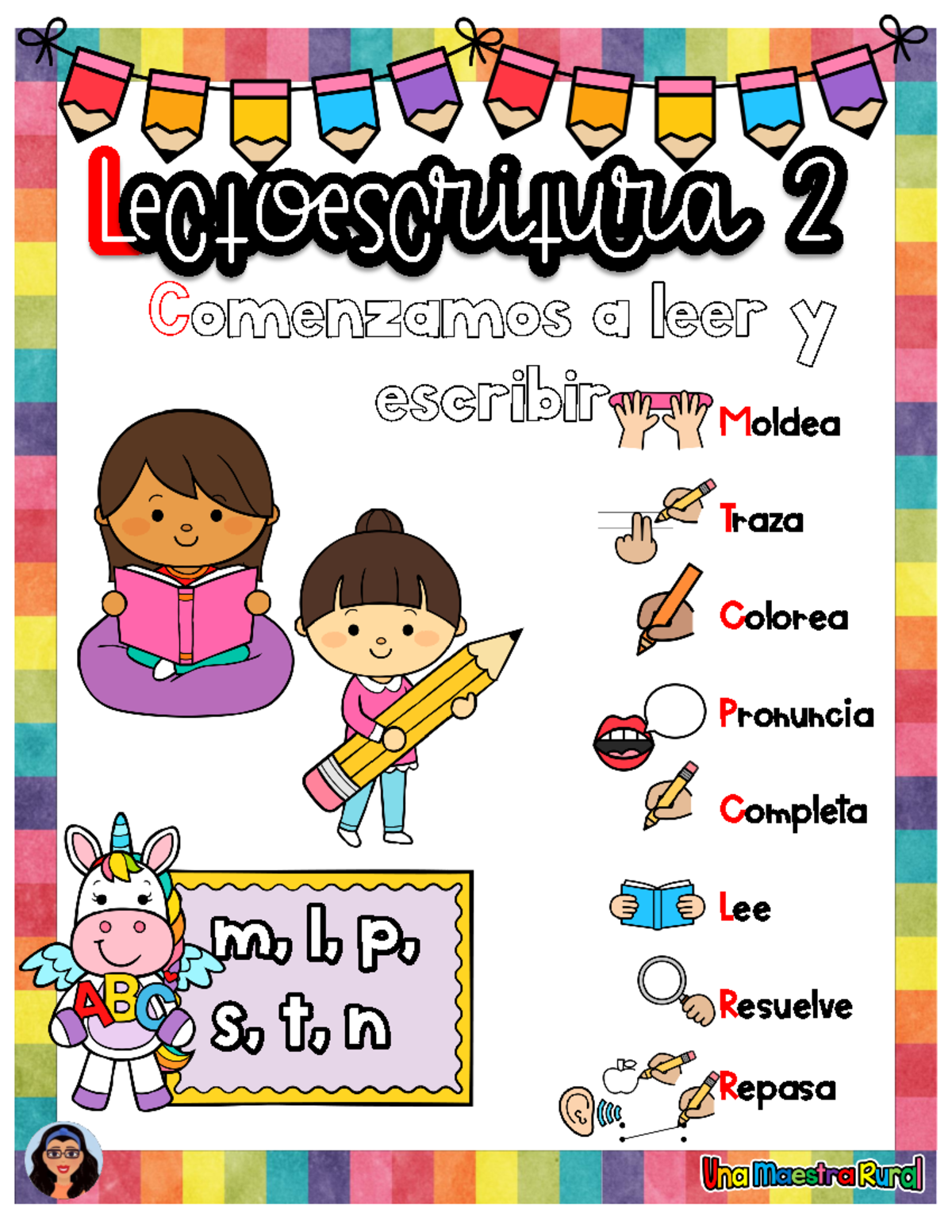 57 Cuaderno de lectoescritura tomo 2 s Ã labas m, l, p, s, t, n ...