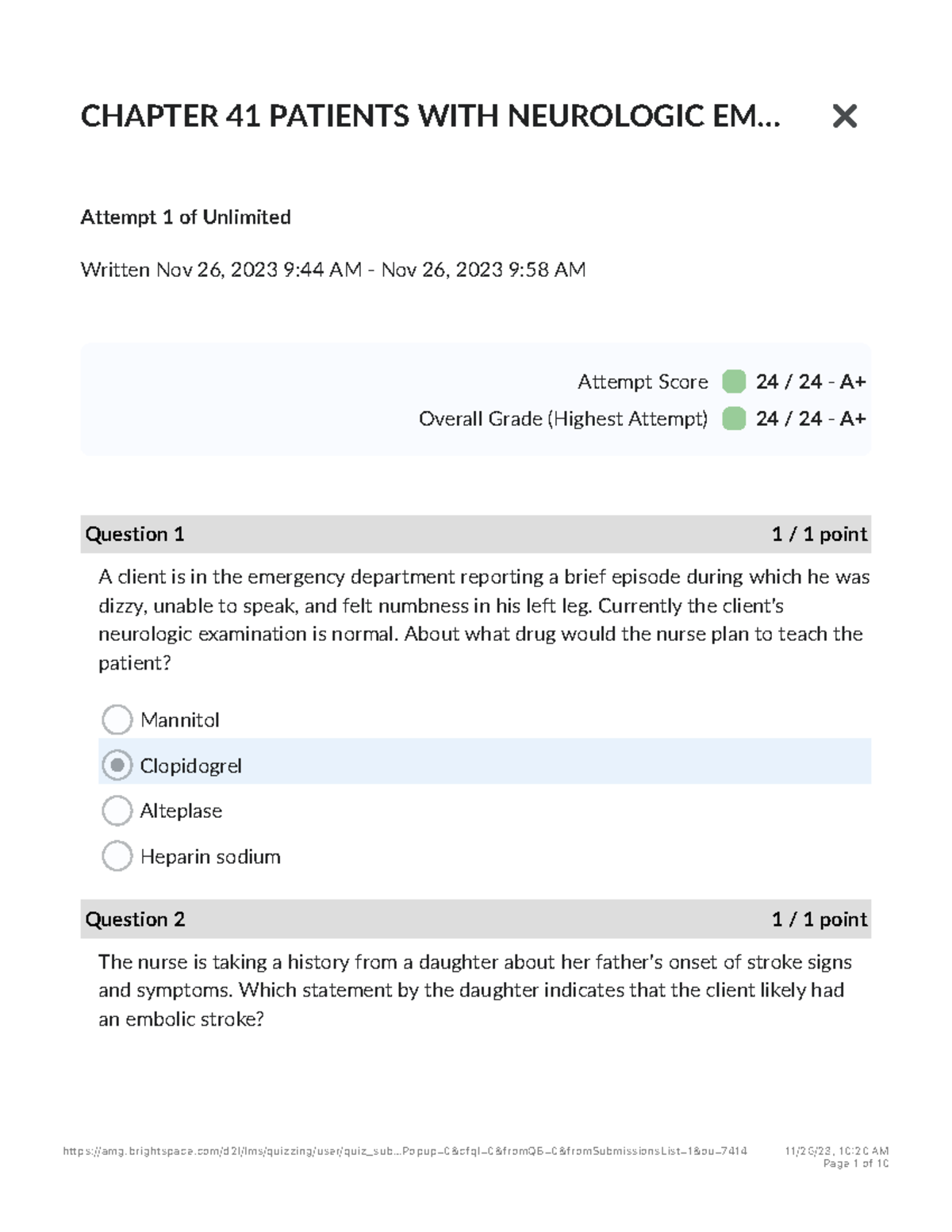MS I Chapter 41 Quiz - Practice Quiz summarizing the key concepts of ...