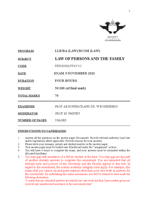 Indigenous Law Summarized notes- Unit 1 - IDL41BO - UJ - Studocu