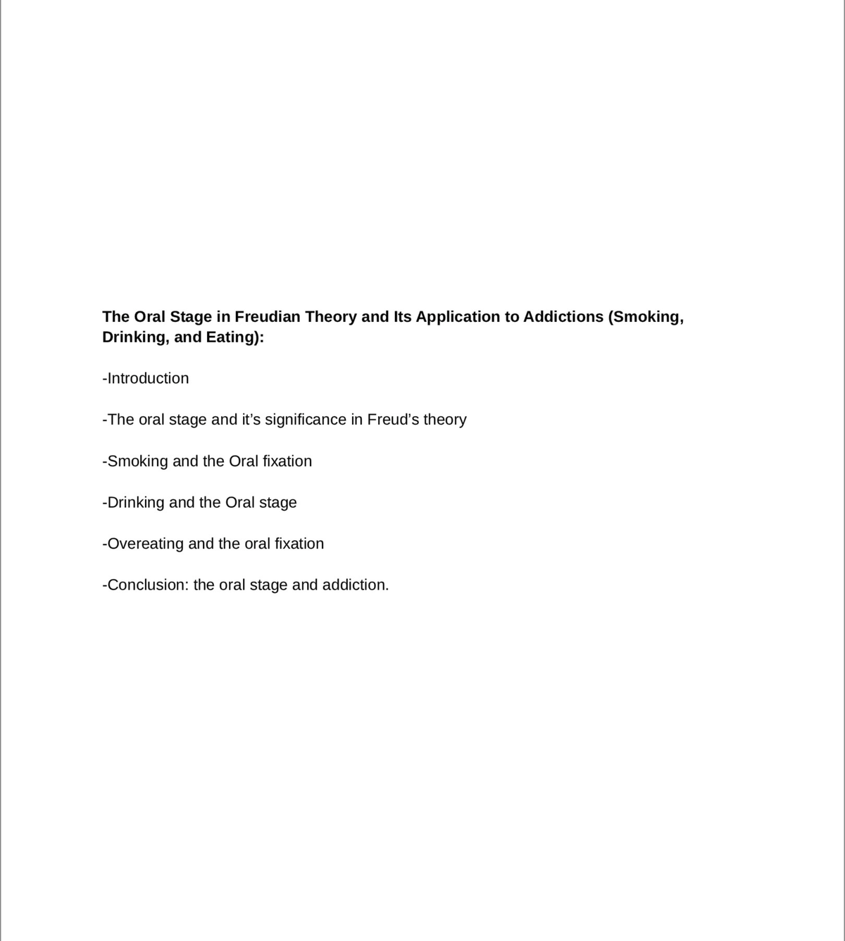 Oral fixation di Freud - The Oral Stage in Freudian Theory and Its ...