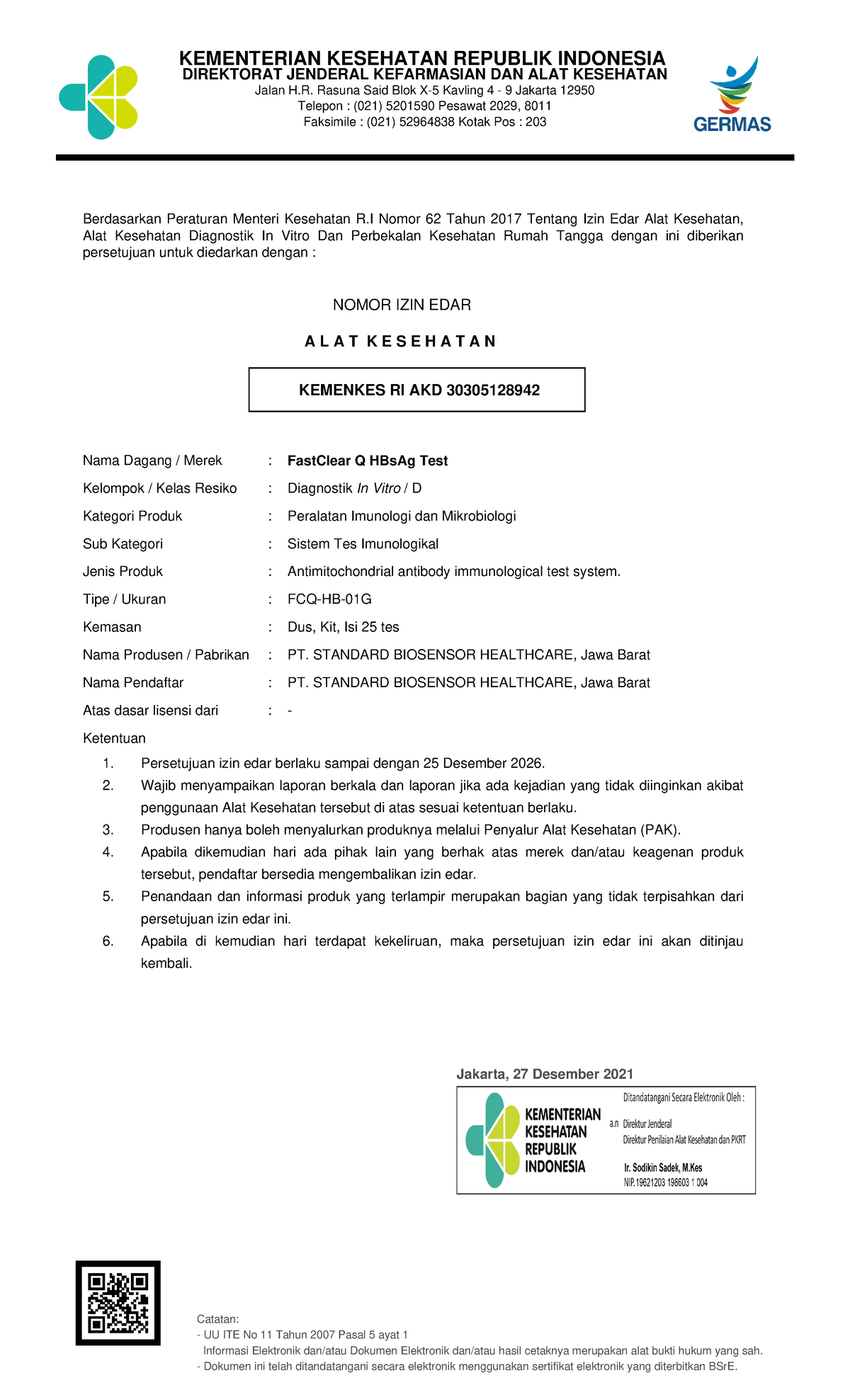Fastclear Q HBs Ag Test - Informasi tentang alat tes diagnostik ...