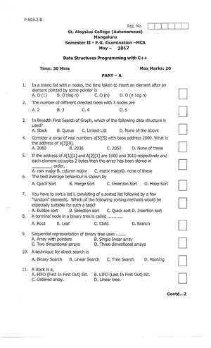 Question Bank CS - MANGALORE UNIVERSITY COMPUTER SCIENCE TEACHERS ...