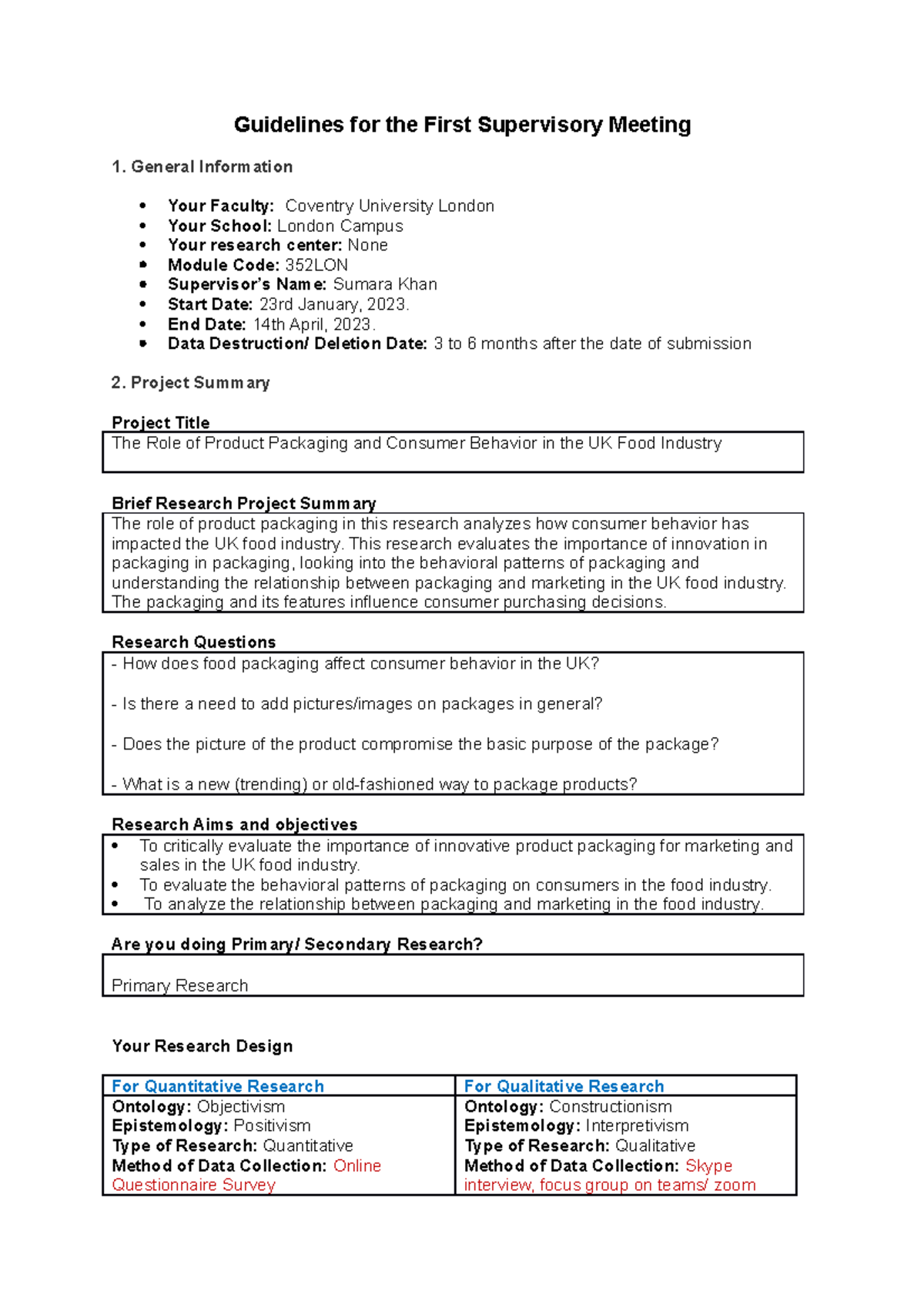 Guidelines for first meeting - Guidelines for the First Supervisory ...