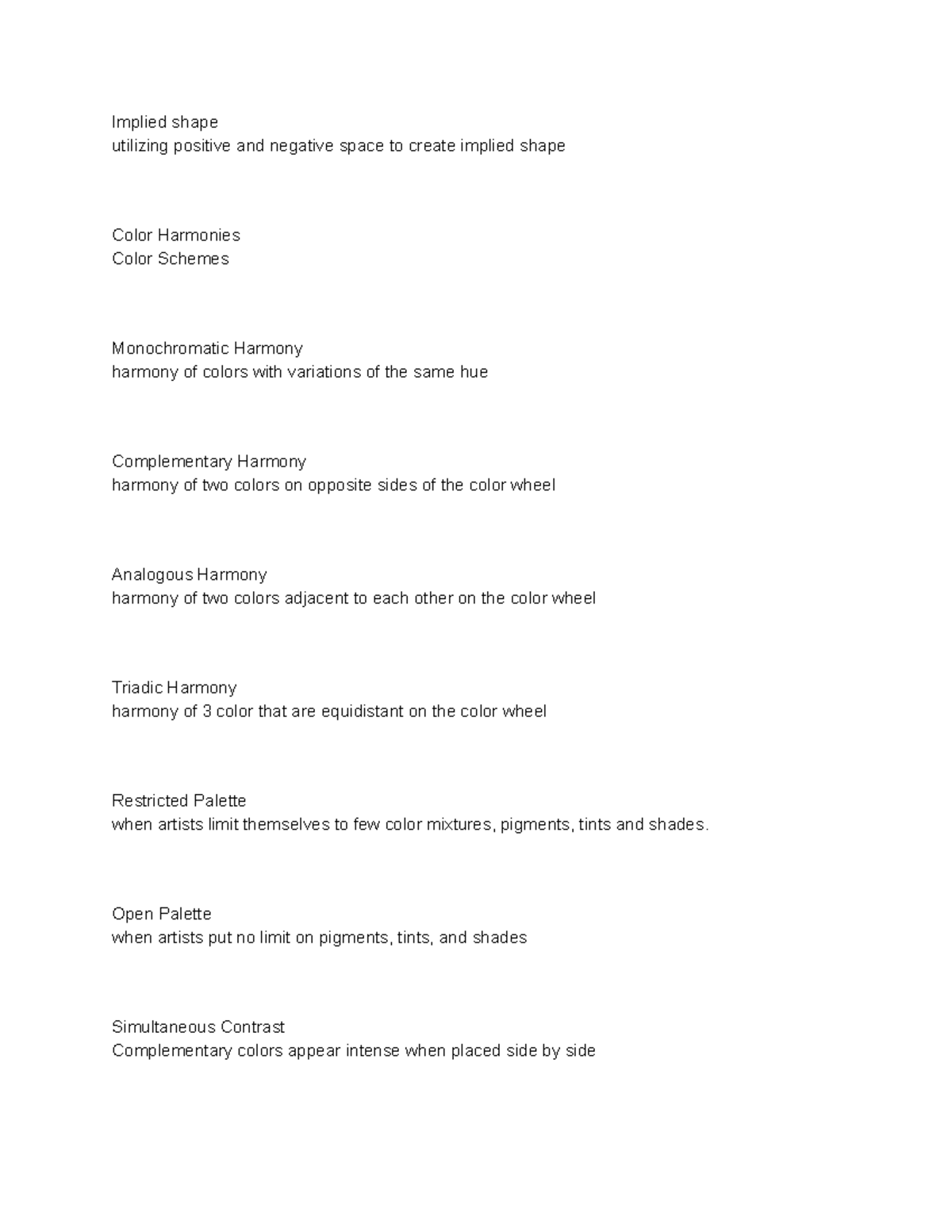 Implied shapes, Perspectives and lines - Implied shapeutilizing ...