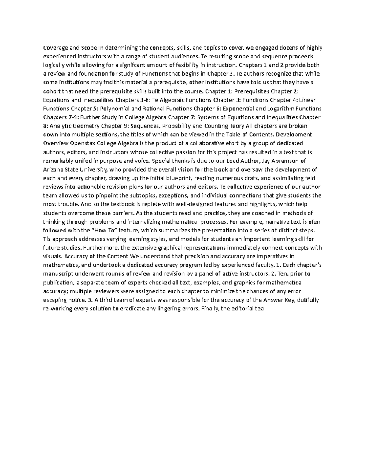 Study Notes Lecture 2 - Coverage and Scope In determining the concepts ...