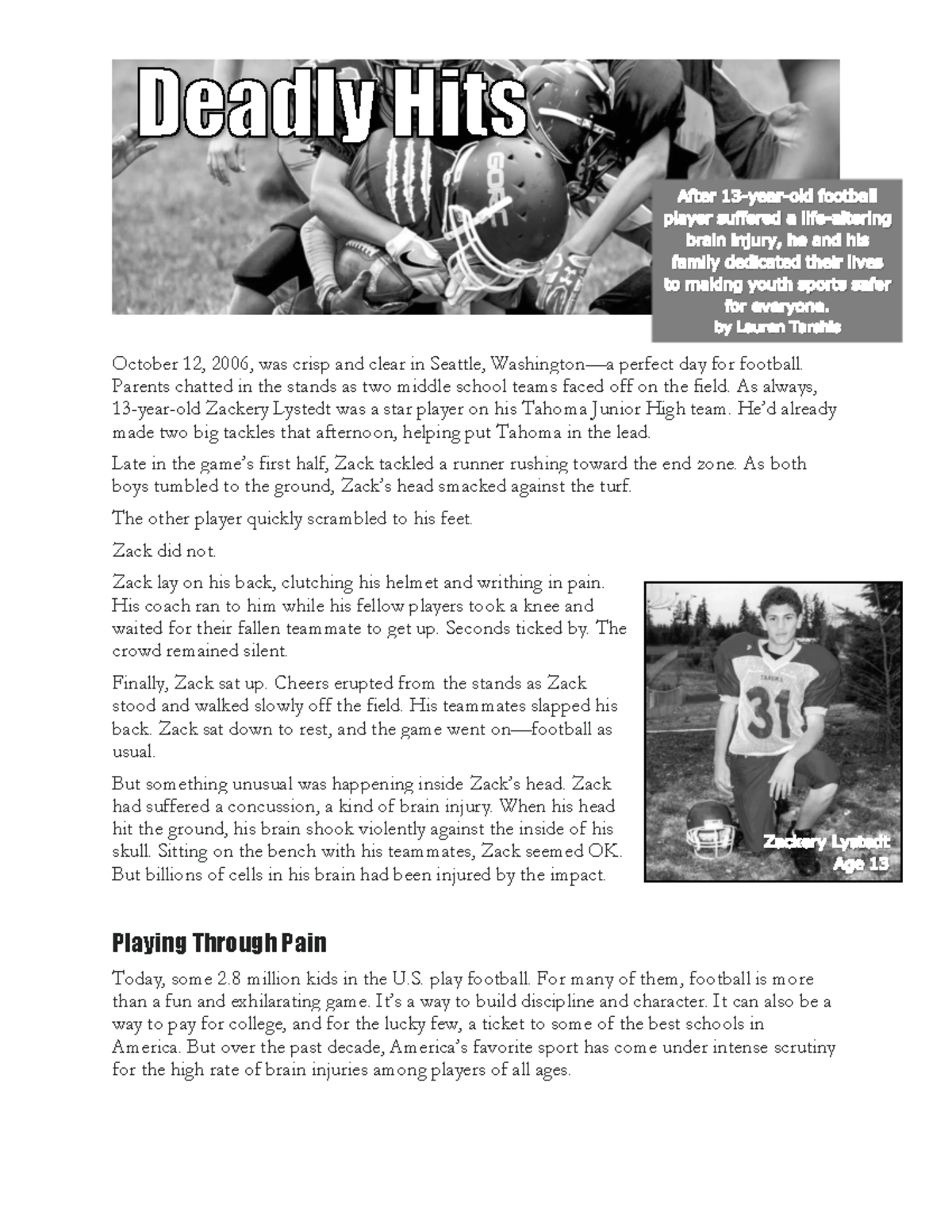 Deadly Hits - yup yurr yessier - October 12, 2006, was crisp and clear ...