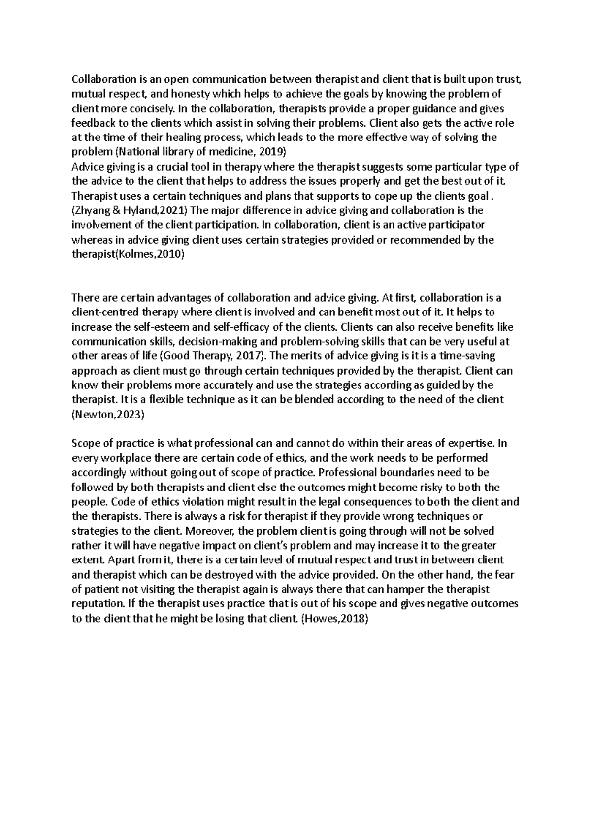 2b assign - assessment 2b communication - Collaboration is an open ...