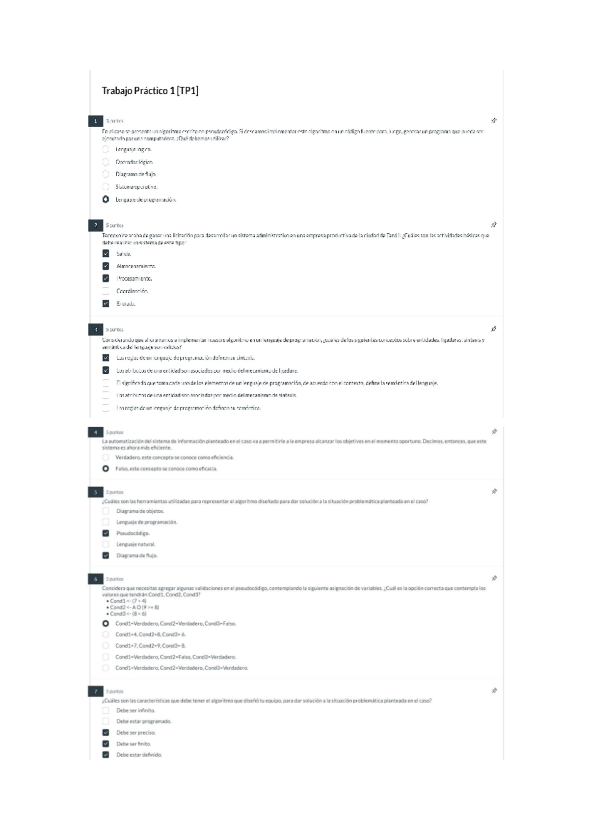 TP1-100 - Introducción a los Algoritmos - Studocu