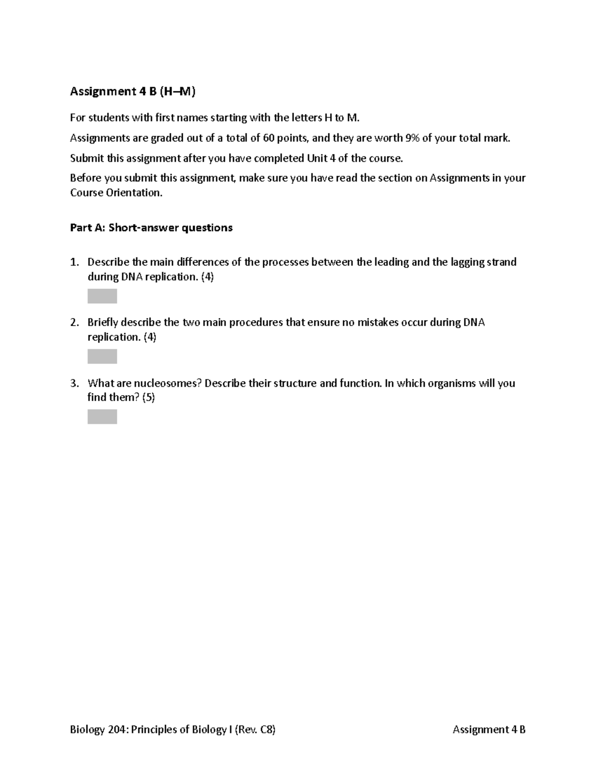 Assignment 4B (H M) - Assignment 4 B (H–M) For students with first names starting with the ...