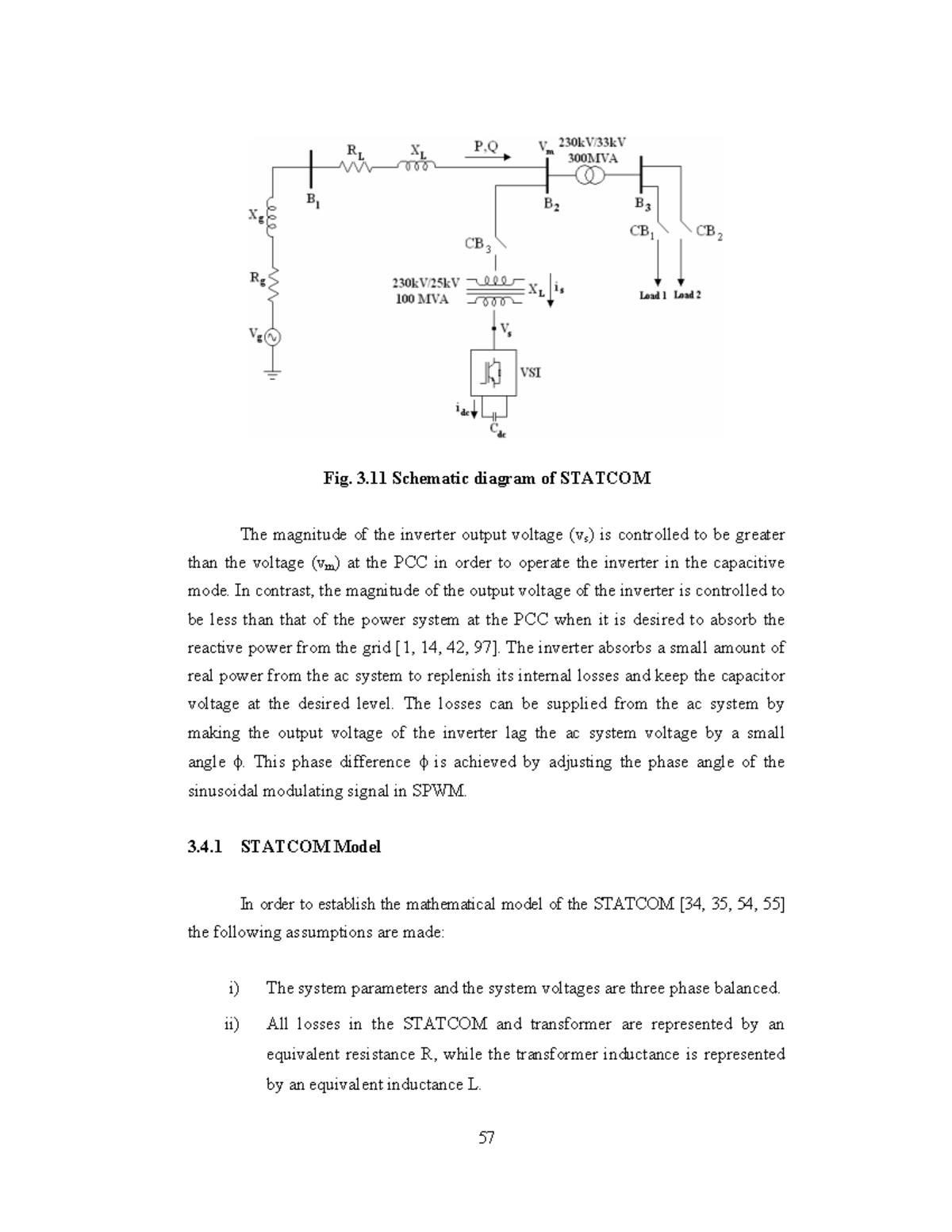 Voltage Source Inverter-15 - Fig. 3 Schematic diagram of STATCOM The ...