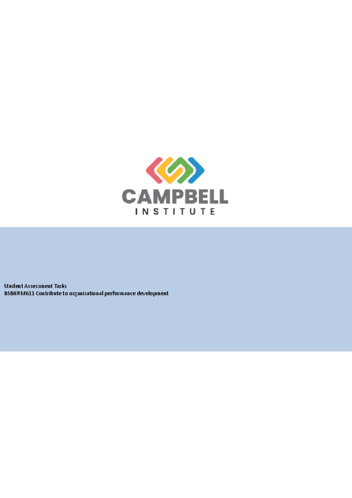 2.Ifraz Mohammed 20231449 Bsbhrm 611 Student Assessment Tasks Adv Dip - Student Assessment Tasks ...