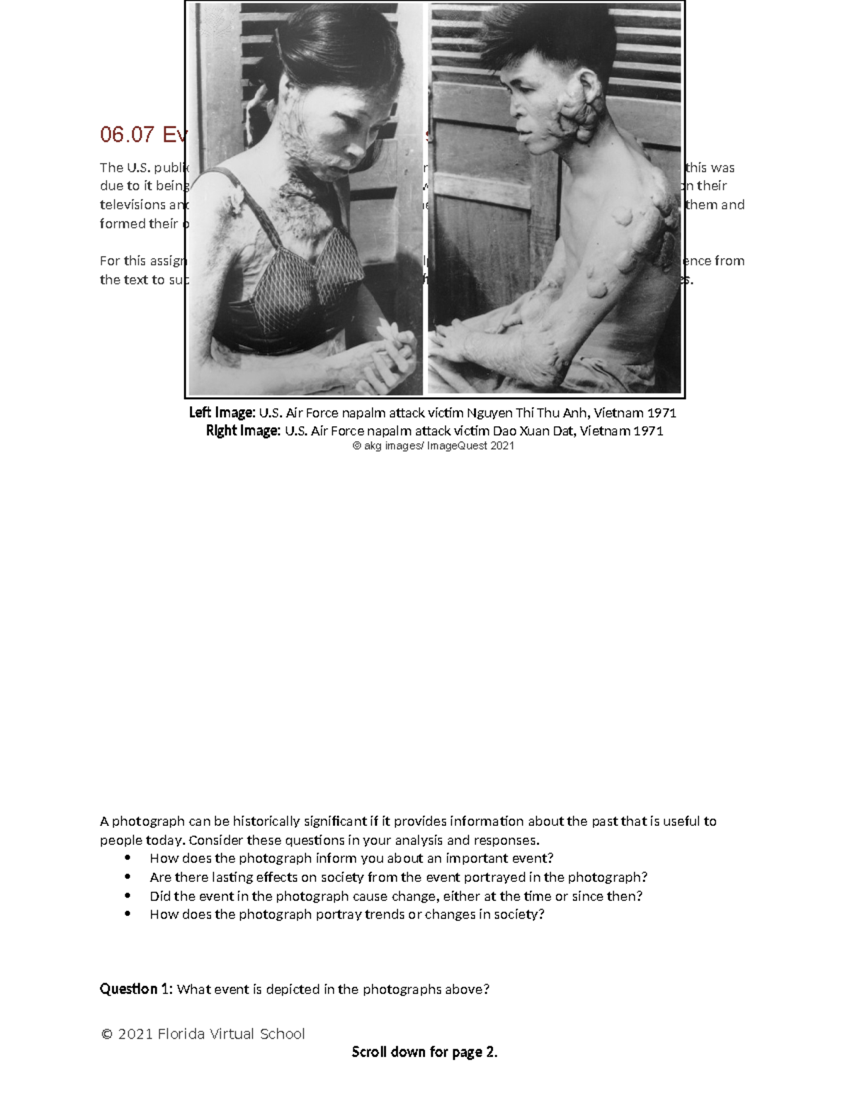 06 07 assignment - Its good trust - 06 Evaluating Primary Sources The U. public grew ...