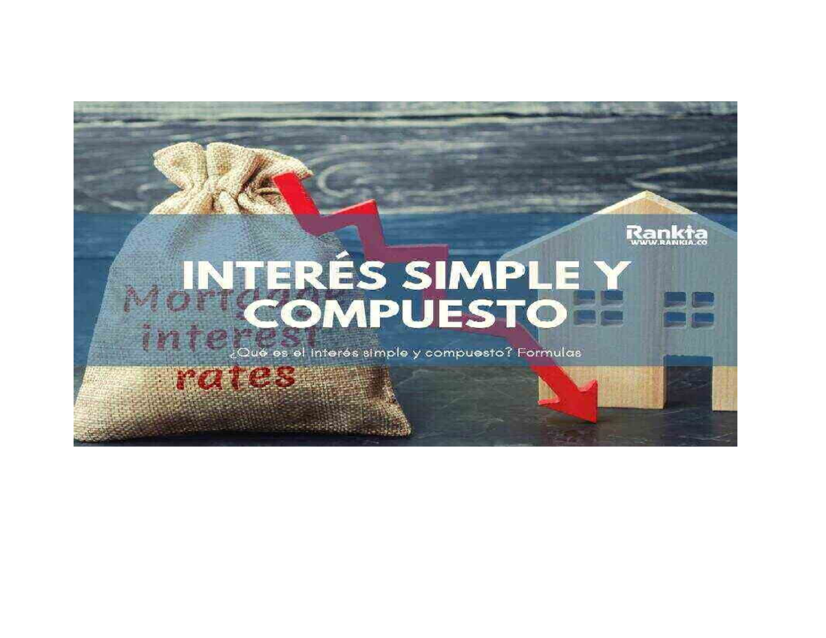 TEMA 1 Y 2 Matematicas, Financieras - Empezaremos a definir lo que es ...