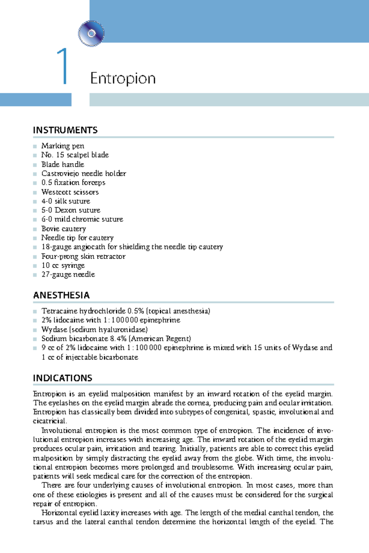 Surgical Techniques in Ophthalmology Series Oculoplastic Surgery - 1 ...