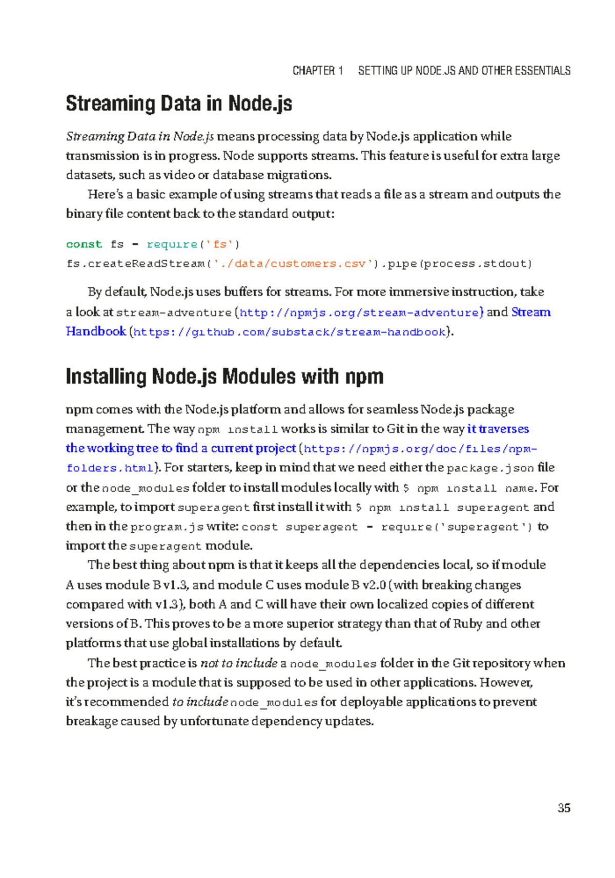 Practical Node Js 12 Streaming Data In Node Streaming Data In Node Means Processing Data By