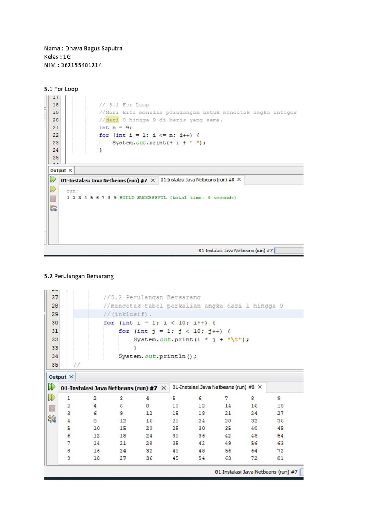 362155401214 Dhava Bagus Saputra Algoritma - Nama : Dhava Bagus Saputra ...