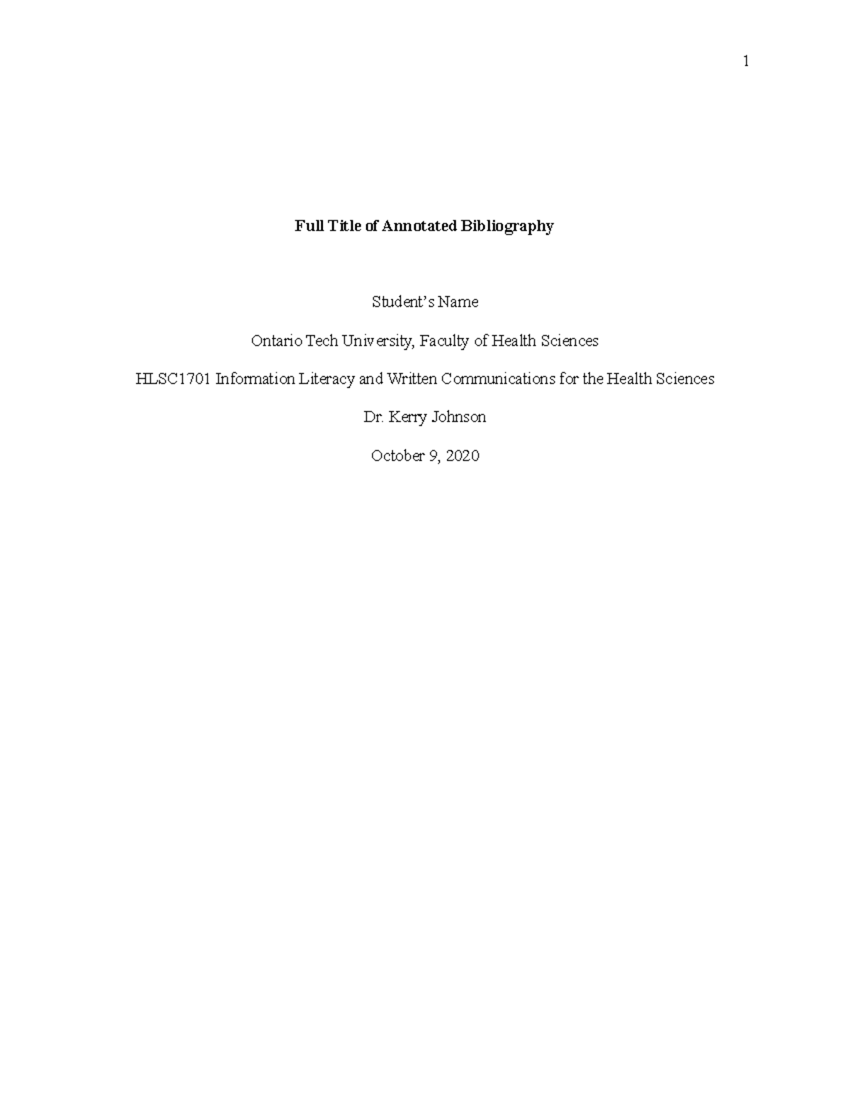 APA Annotated Bibliography Template KJ Fall 20 1 1 Full Title Of apa-annotated-bibliography-template-kj-fall-20-1-1-full-title-of