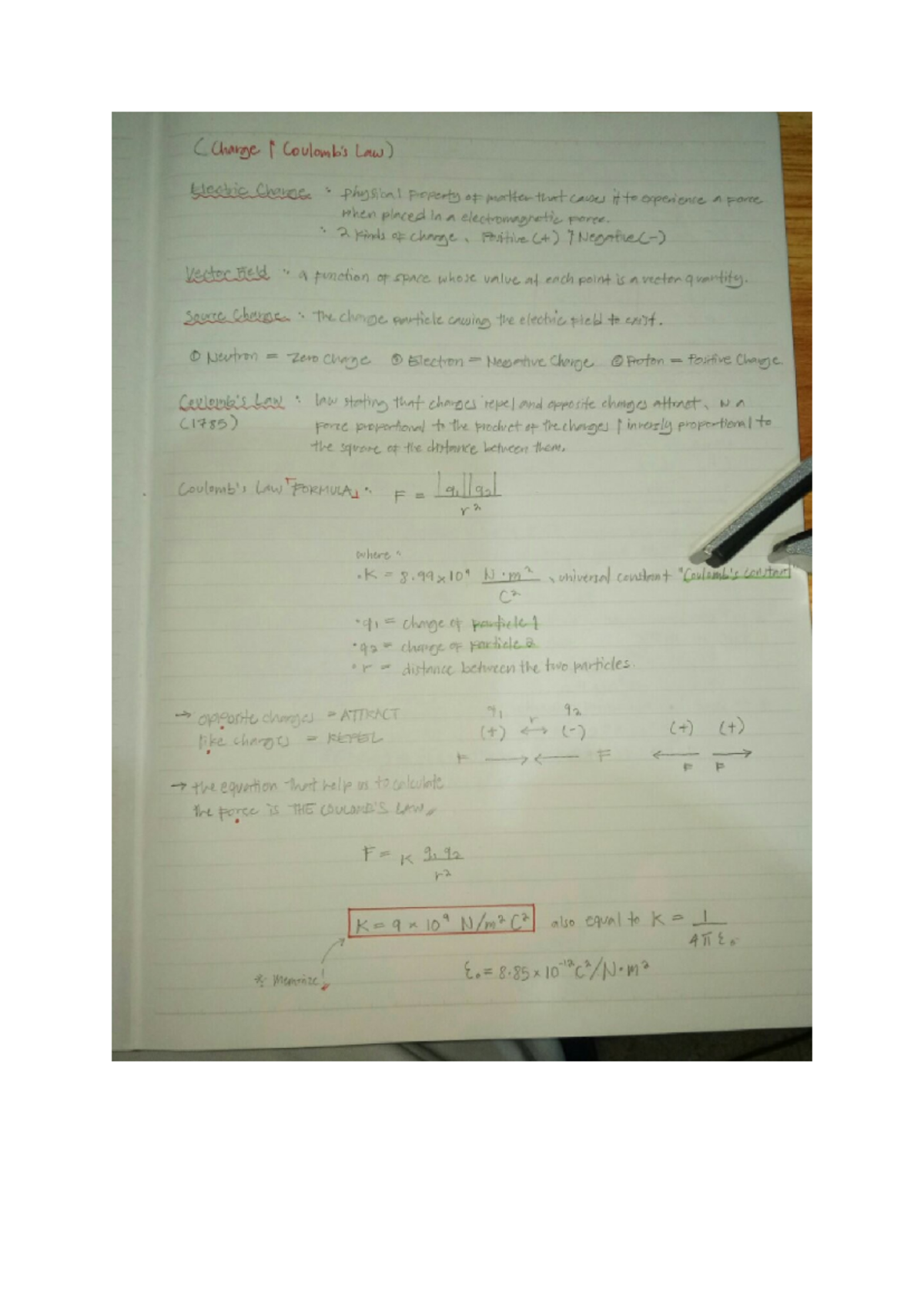 [ Notes] Calculus- Based Physics 2 - ( Charge Law) Electric Change ...