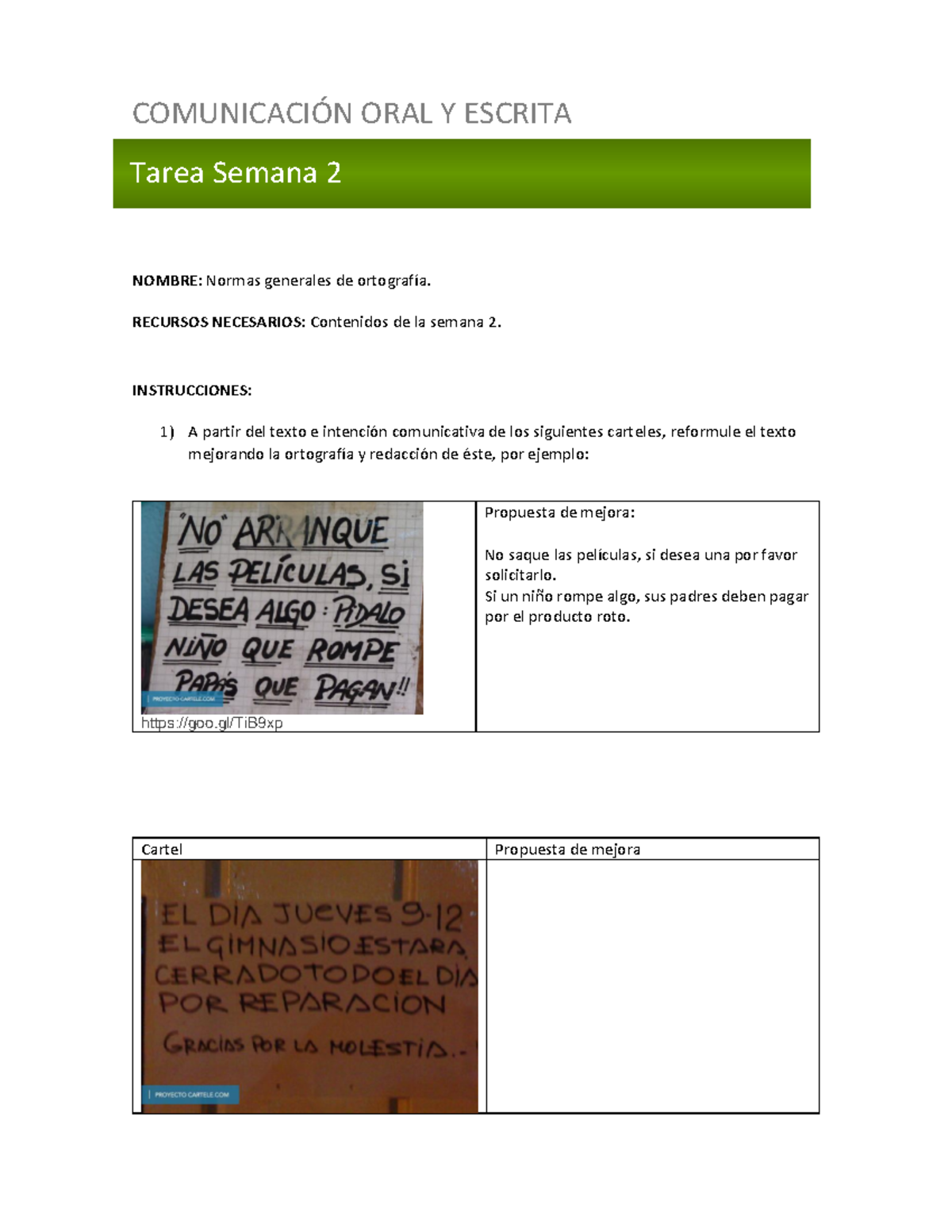 Tarea semana 2 - Procesos extractivos, quimicos y de la construccion - NOMBRE : Normas generales ...