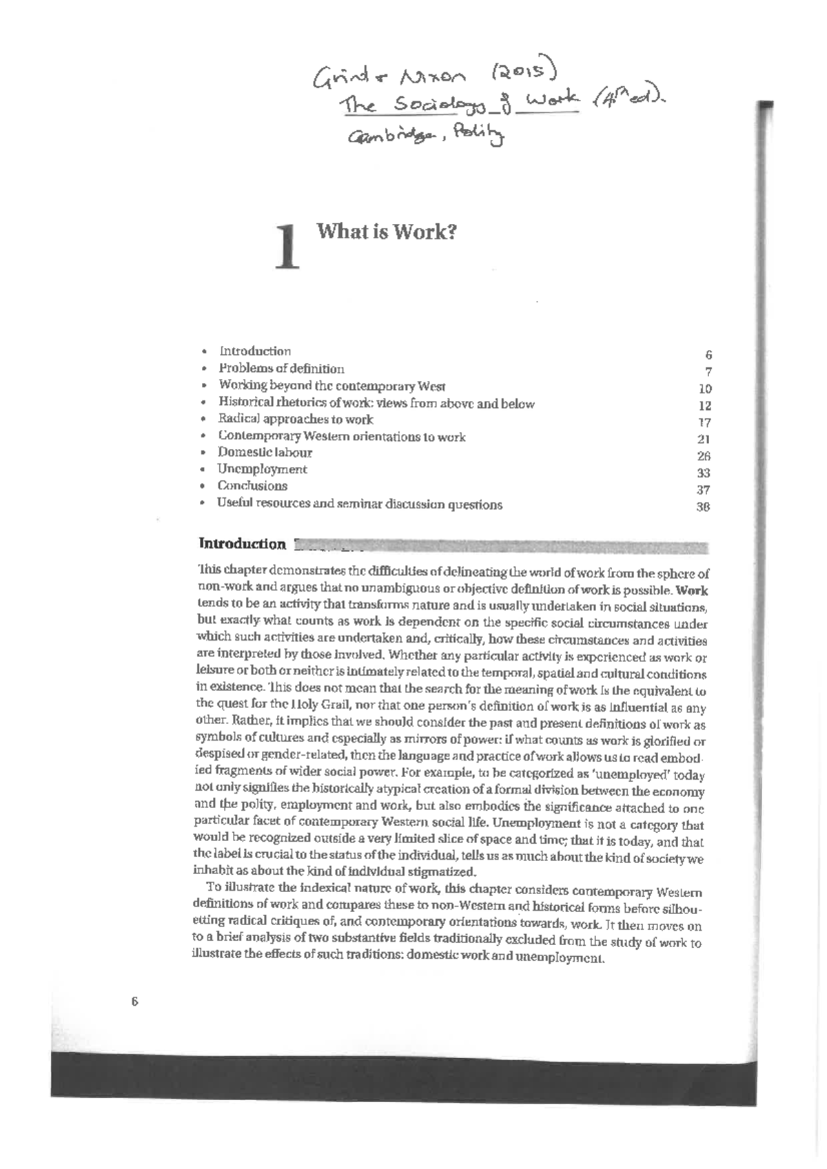 study material article - SOC 210 - Studocu