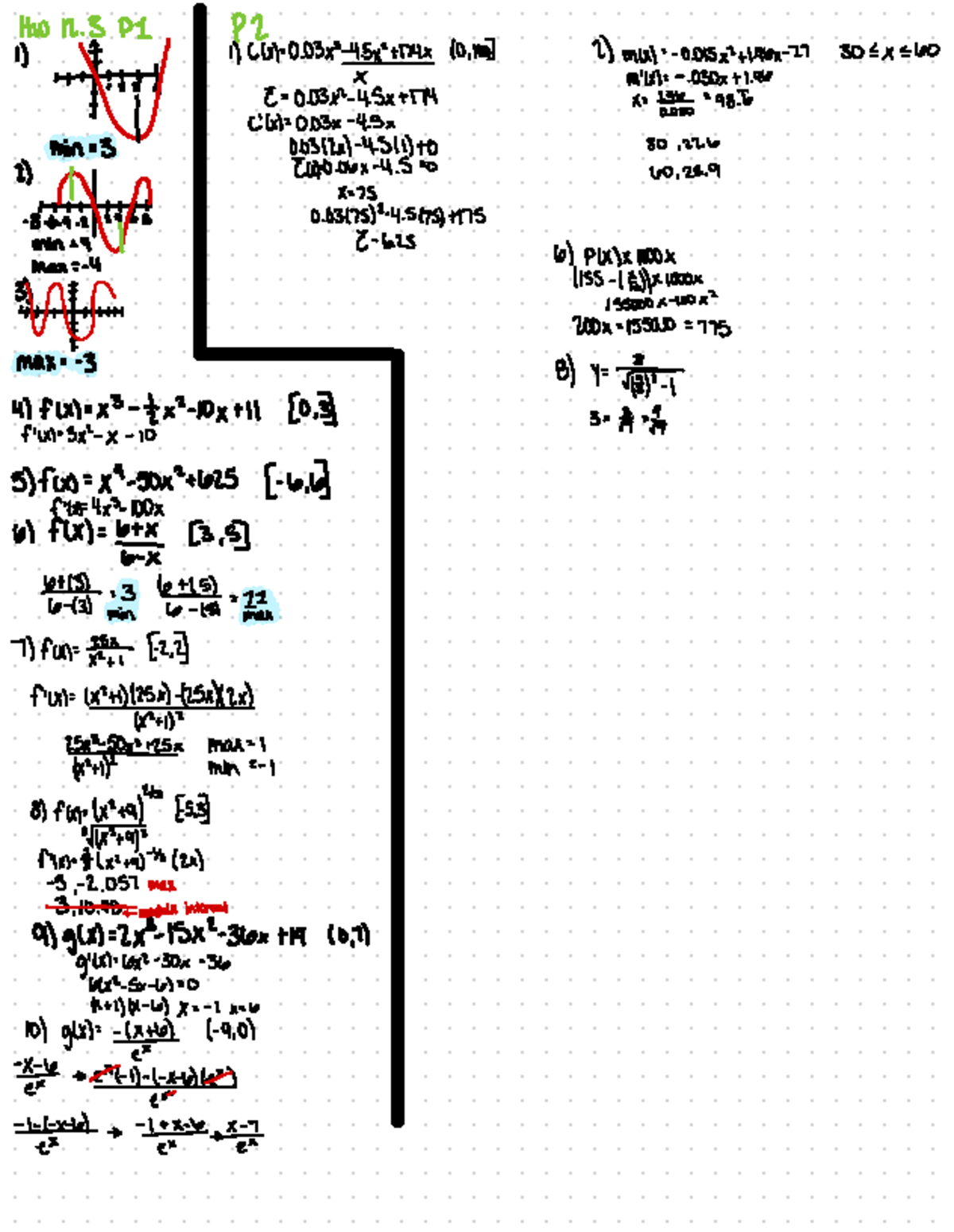 Homework Section 12.3 - Pearson assignments work. Includes Examples and ...