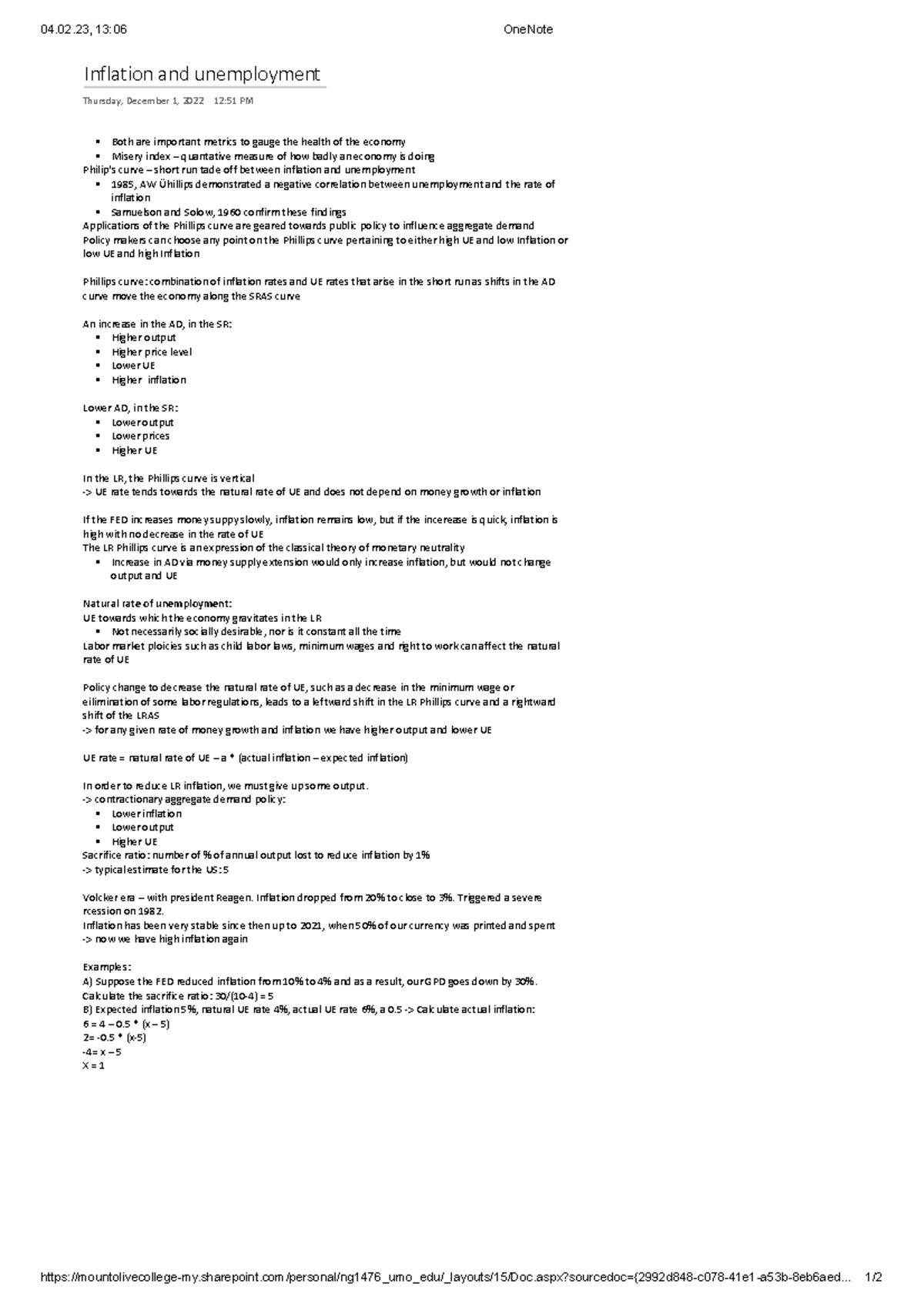 ECO 202_Chapter_2 - 04.02, 13:06 OneNote - Studocu