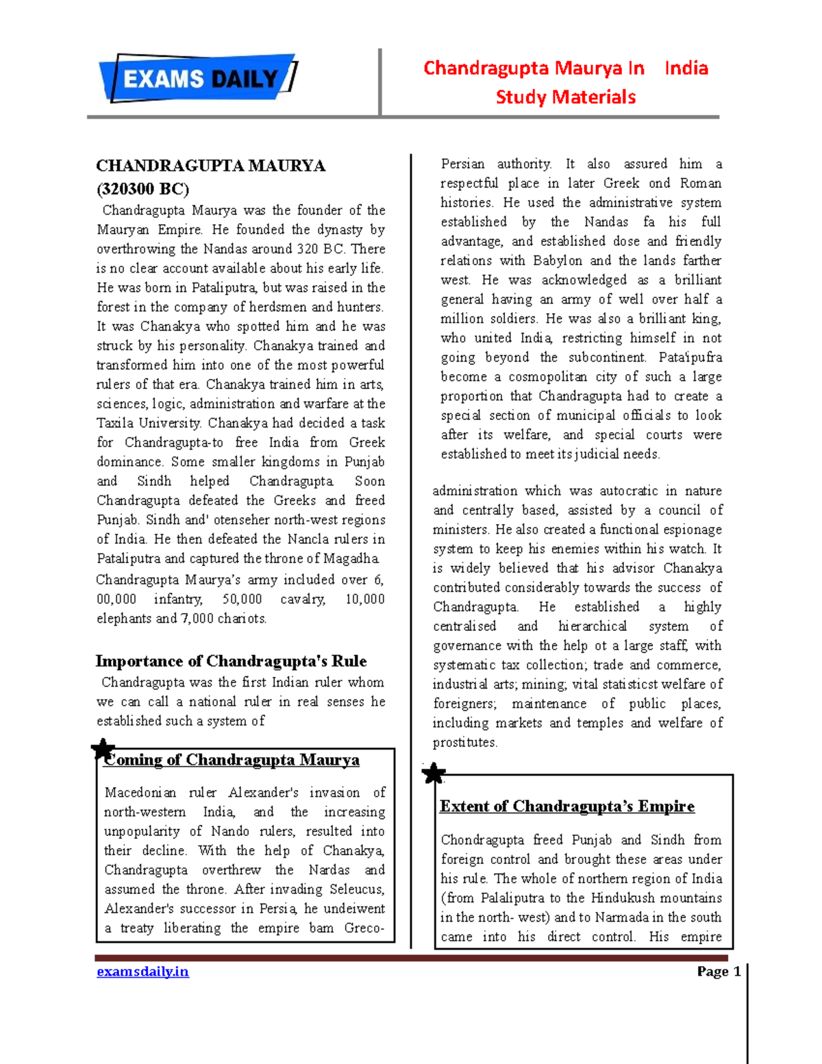 Chandragupta- Maurya - He founded the dynasty by overthrowing the ...