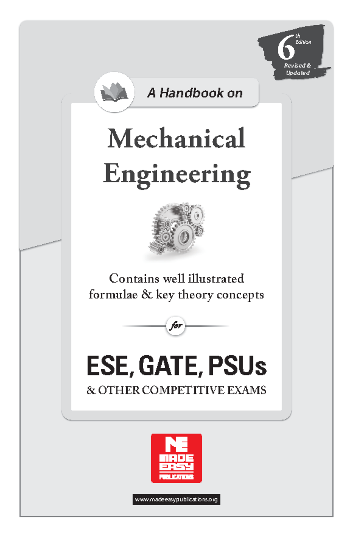 9789393165572 A Handbook for Mechanical Engineering - Contains well illustrated formulae & key ...