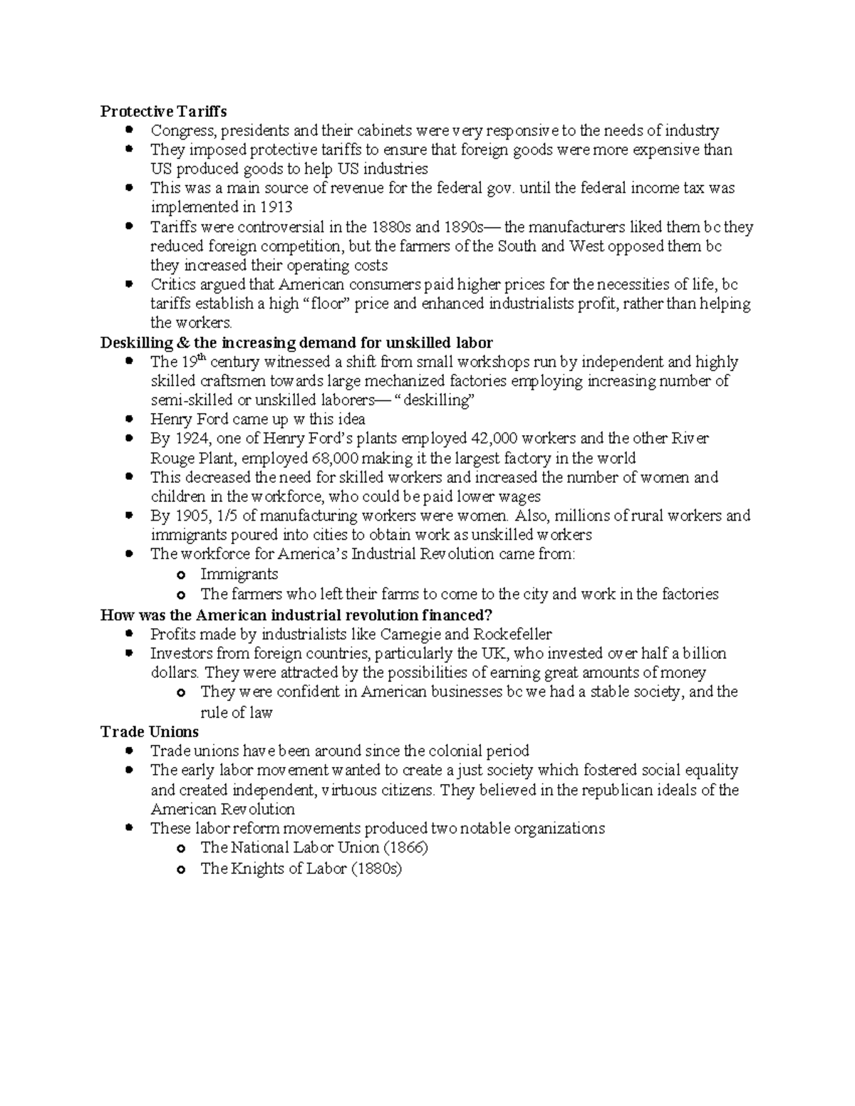 Protective Tariffs - Protective Tariffs Congress, presidents and their ...