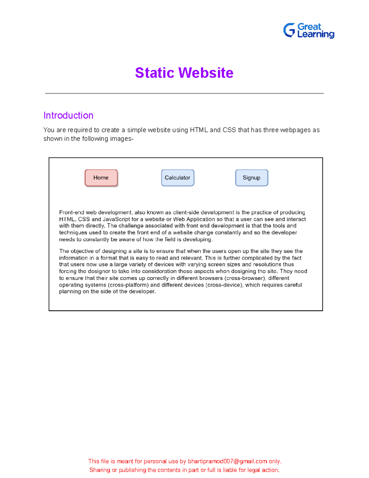 C05+-+Project+01+-+Project+Explanation - Static Website Introduction ...