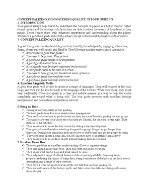 TOUR Guiding jooust outline - JARAMOGI OGINGA ODINGA UNIVERSITY OF ...