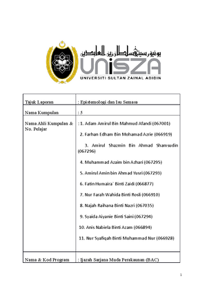 Isu Rasuah - Laporan MPU 31062 - Tajuk Laporan : Rasuah Nama Kumpulan ...