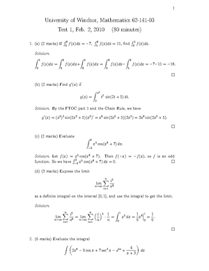 Course outline MATH 1720-1-W23 - MATH 1720-1 Differential Calculus ...