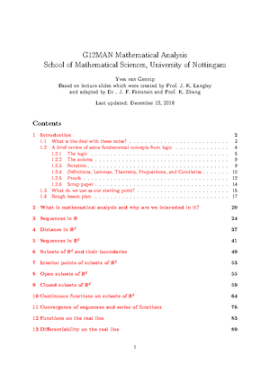 MAN-slides-8 - Mathematical Analysis Slides Best Course Notes - G12MAN ...