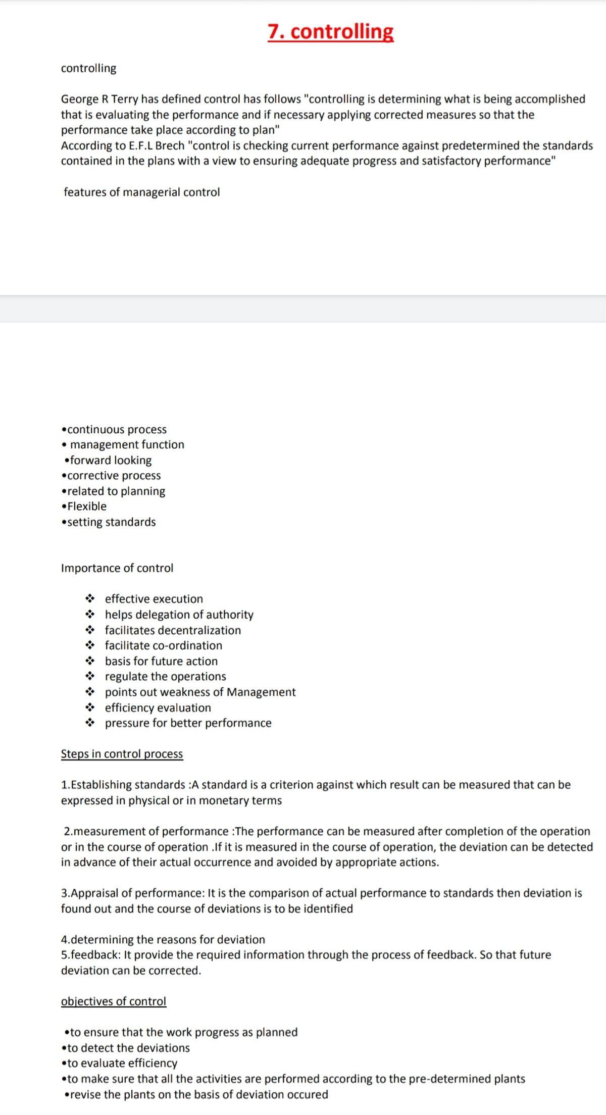 Controlling - Business management - Studocu