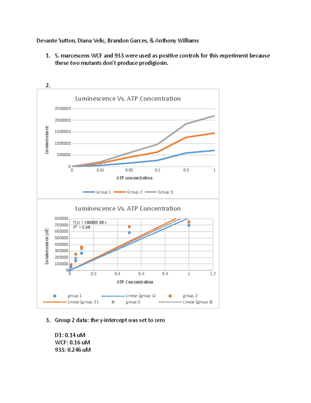 Bio 1 post lab 10 - Pre-Lab exercise. - Devante Sutton, Diana Velic ...