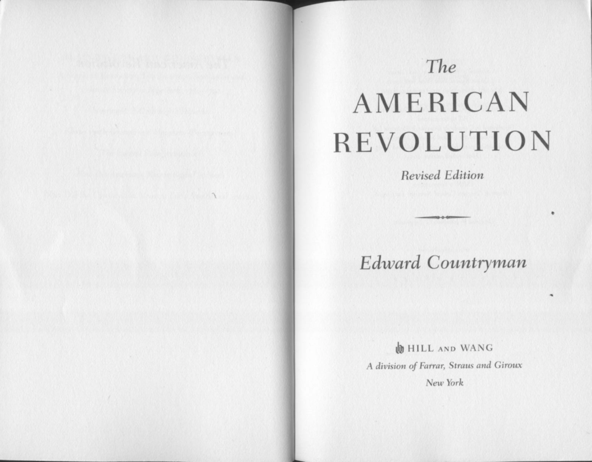 Countryman, Riots, Radical Politics, and Resistance - The AMERICAN ...