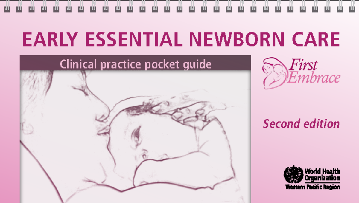 9789290619659-eng - Hhbzbzbs - EARLY ESSENTIAL NEWBORN CARE Clinical practice pocket guide ...