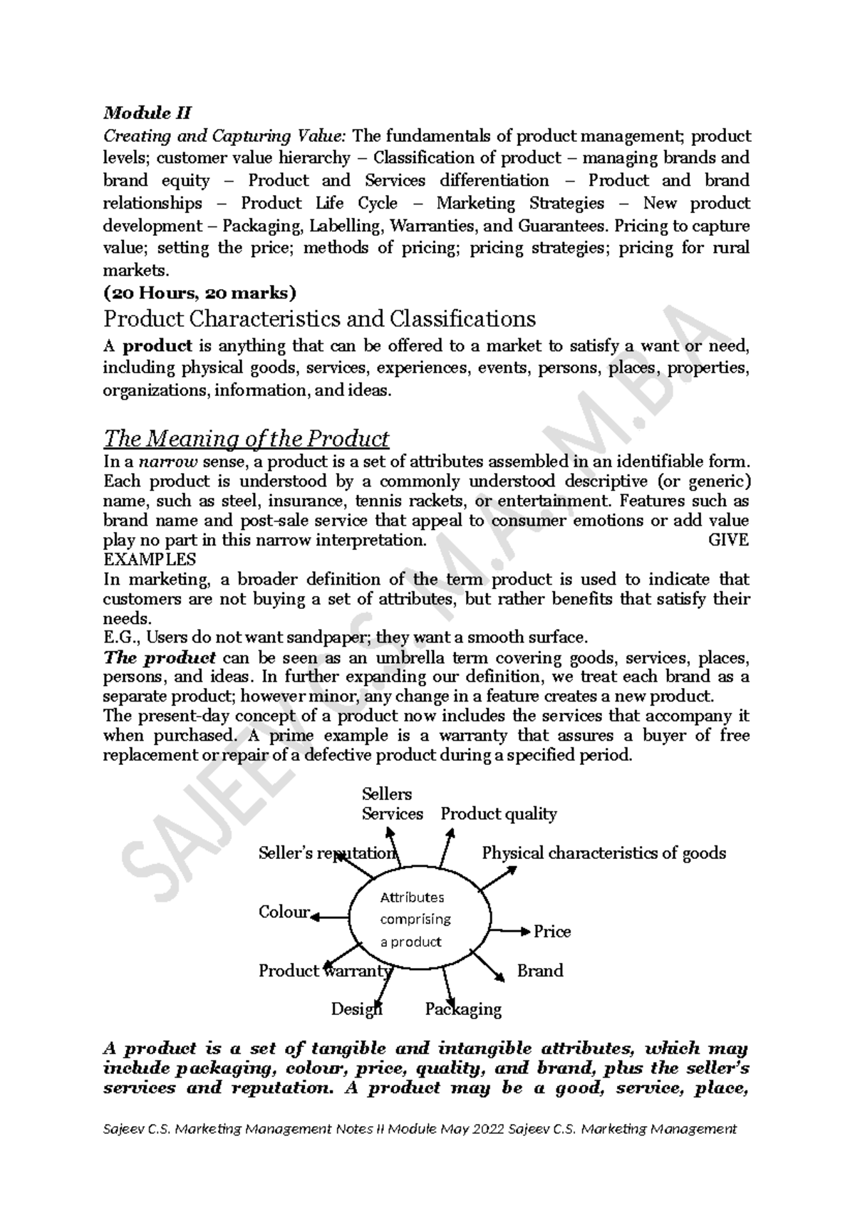 Module 2 Lecture Notes Of Management Accounting Module Ii Creating