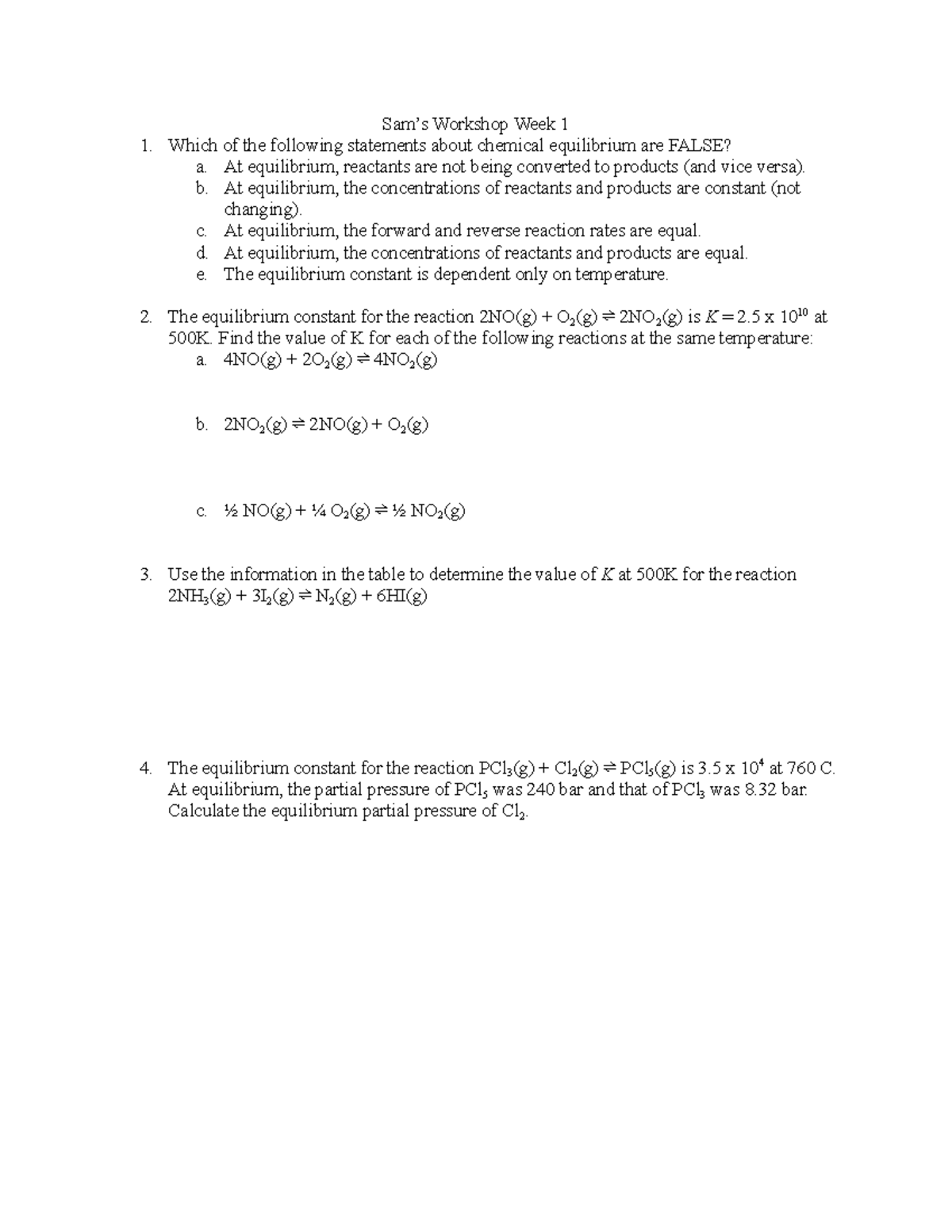 Chem%2014 B%20-%20Sam%27s%20Workshop%20Week%201 - Sam’s Workshop Week 1 ...