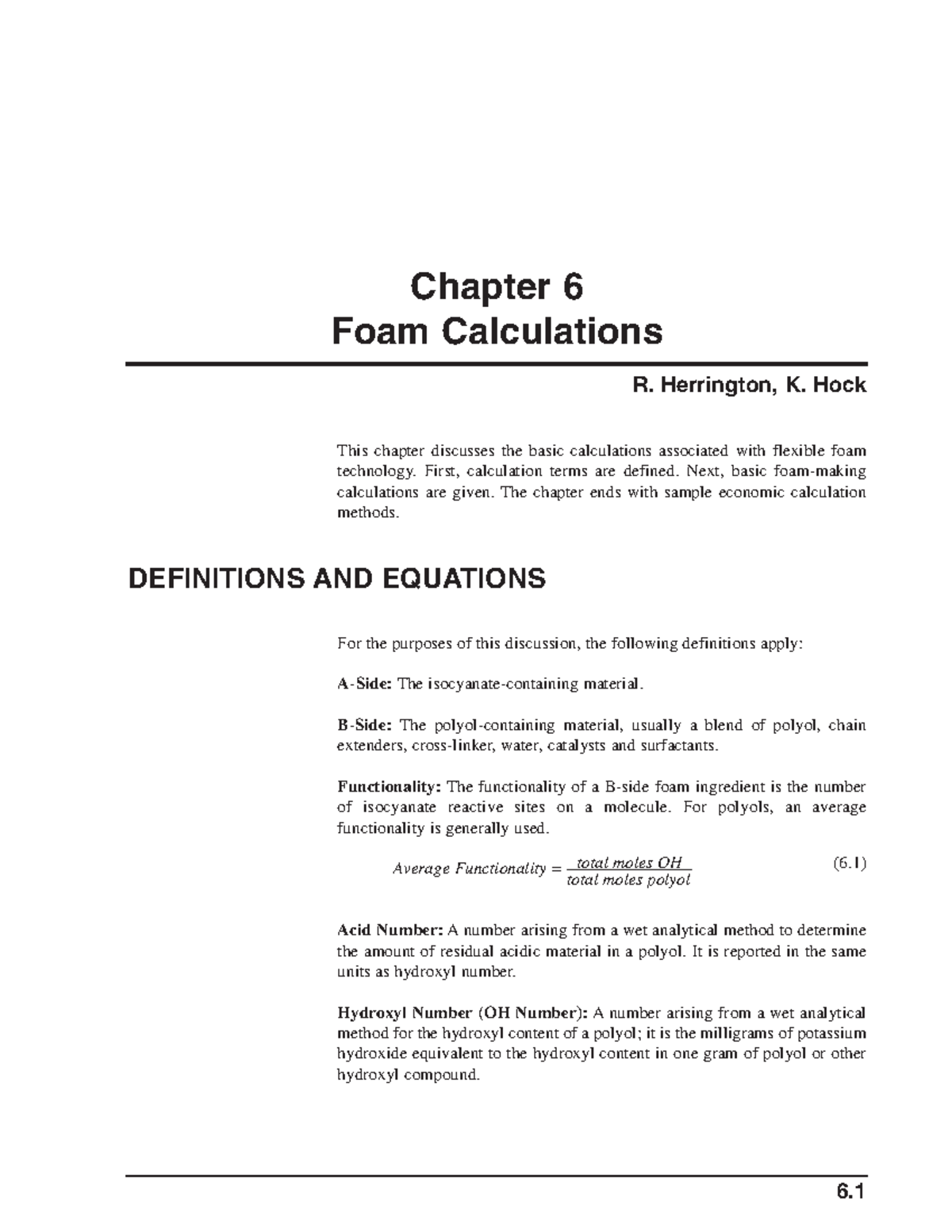 Dow Polyurethanes Flexible Foams[ 186-276] - Chapter 6 Foam ...