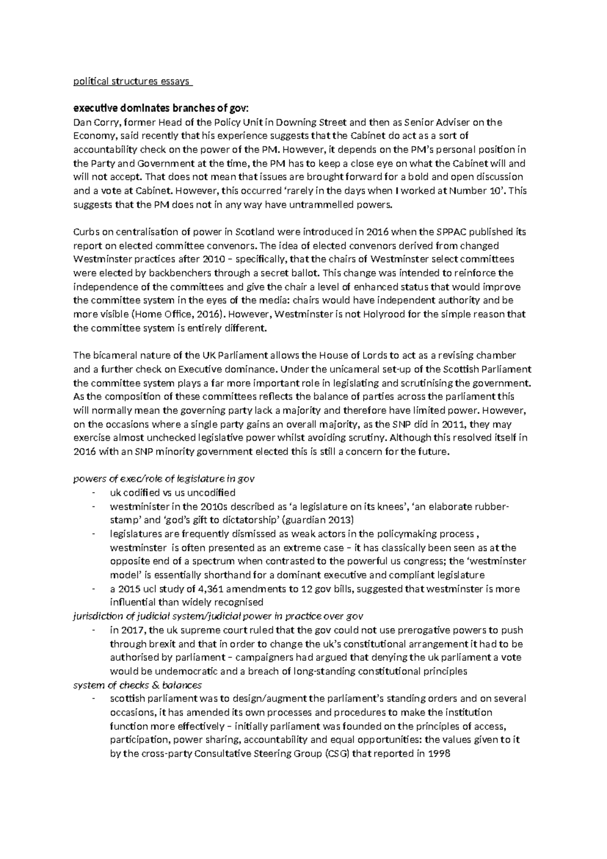 Political structures essay plans - political structures essays ...