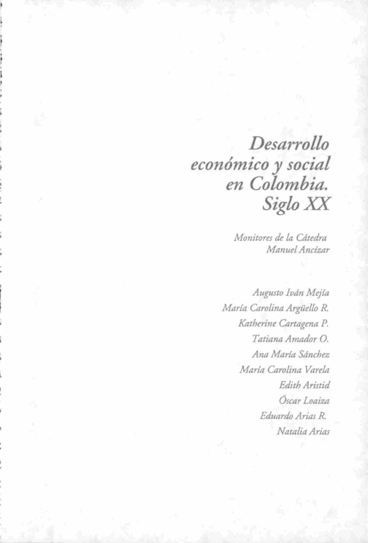 266 - 3 Capi 2 - jhhjk - Desarrollo económico y social en Colombia ...