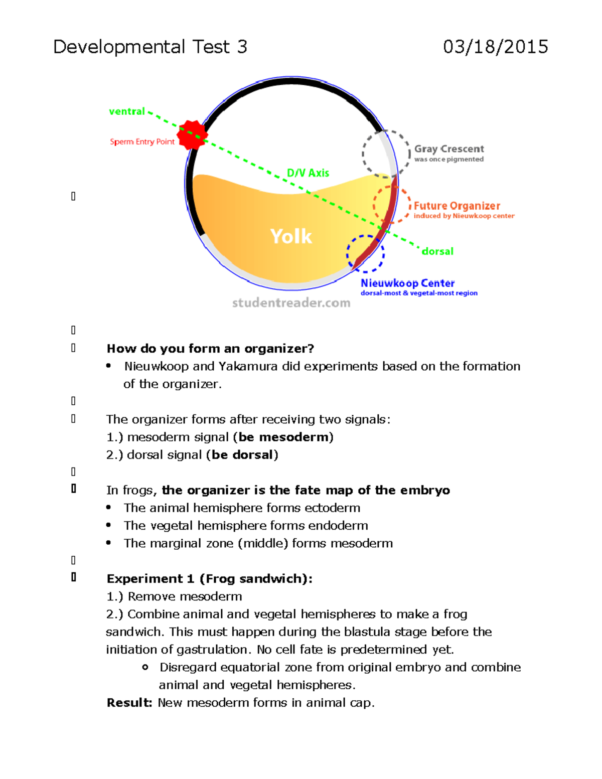 Developmental Test 3 - Lecture notes Exam 3 - Developmental Test 3 03 ...