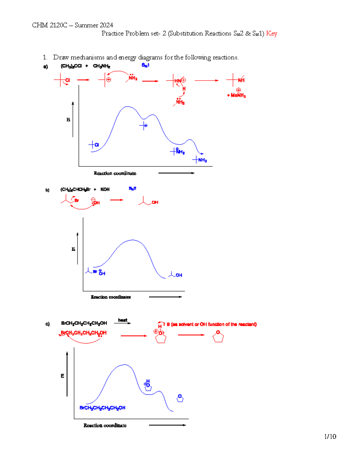 Key-Pb set-2 - Answer key for problems - Practice Problem set- 2 ...