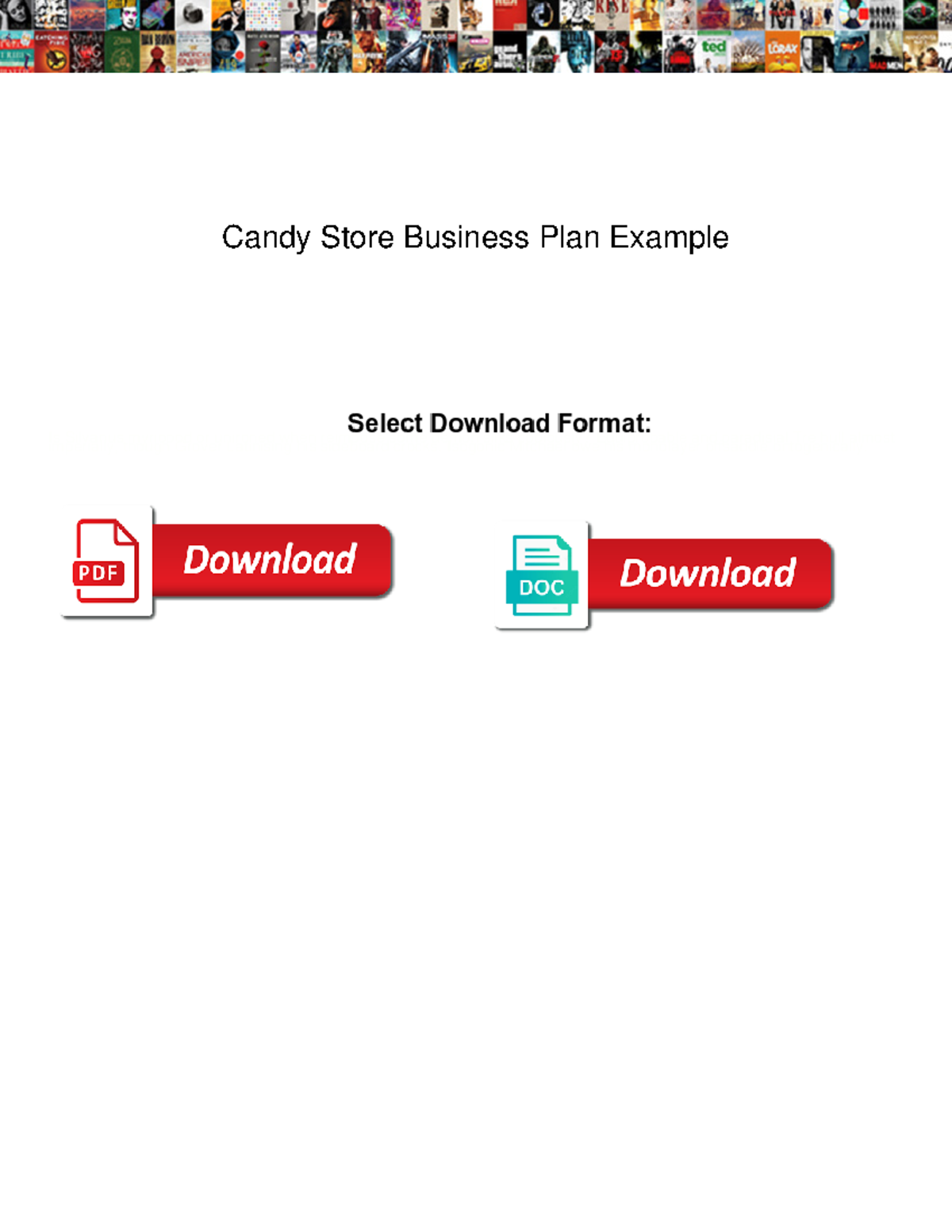 Candy store business plan example implementation - Candy Store Business ...