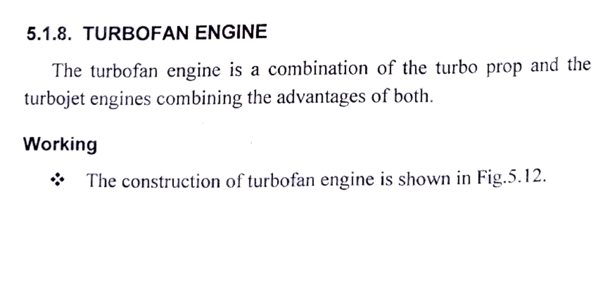 Turbofan engine-Gas dynamics and jet propulsion - 5.1. TURBOFAN ENGINE ...