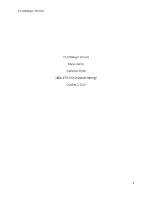 MBA-FPX5006 Garvin Marie Assessment 2 Attempt 1-extention - Strategic ...